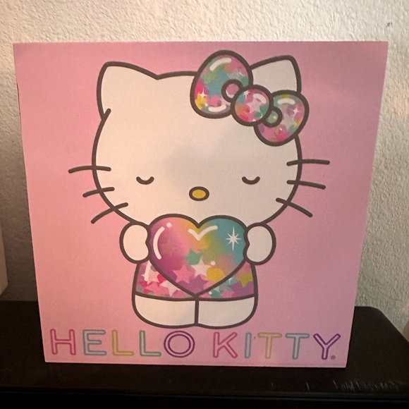 Hello Kitty | Other | Nwt Hello Kitty Sanrio Wood Wall Art Standing ...